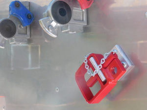 D-Lock: Glad Hand Lock with Chain - Devere Enterprises - Glad Hand Lock ...